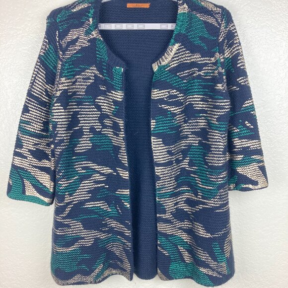 Belldini | Sweaters | Belldini Womens Black Green Gold Open Cardigan Sz ...